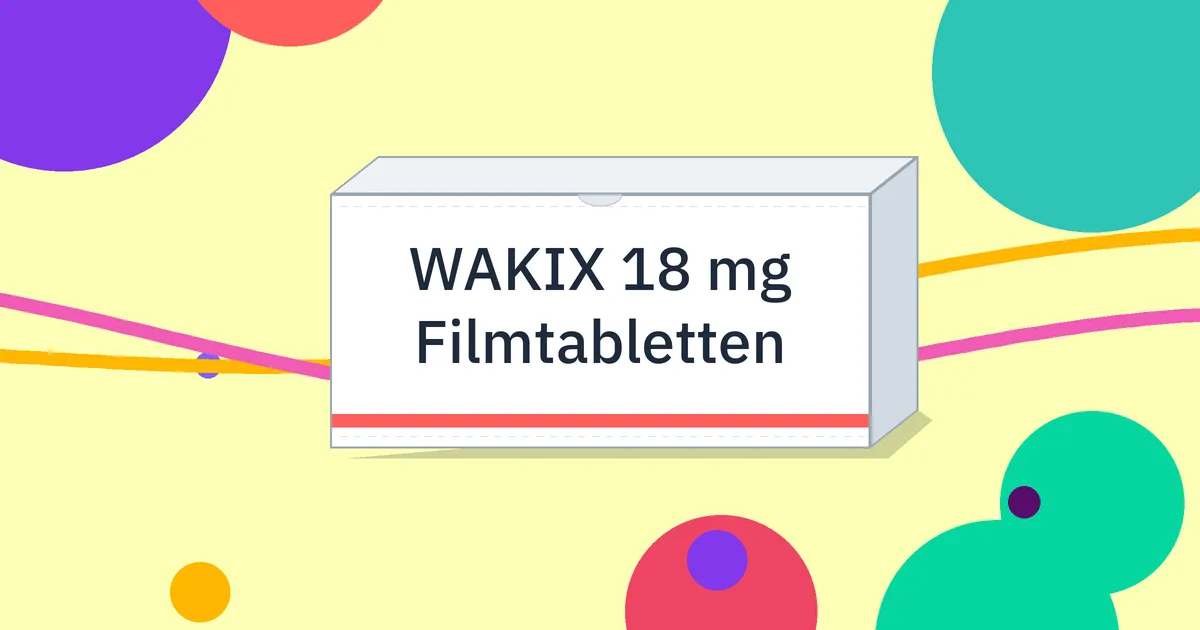 Symbolbild: Packung mit der Aufschrift WAKIX 18 mg Filmtabletten (PZN 16875427) – Verfügbarkeit und Bezug in Apotheken in Frankfurt am Main