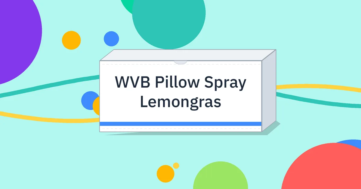 Symbolbild: Packung mit der Aufschrift WVB Pillow Spray Lemongras (PZN 17536638) – Verfügbarkeit und Bezug in Apotheken in Frankfurt am Main