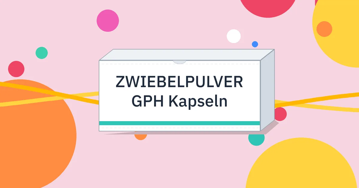 Symbolbild: Packung mit der Aufschrift ZWIEBELPULVER GPH Kapseln (PZN 06923065) – Verfügbarkeit und Bezug in Apotheken in Frankfurt am Main