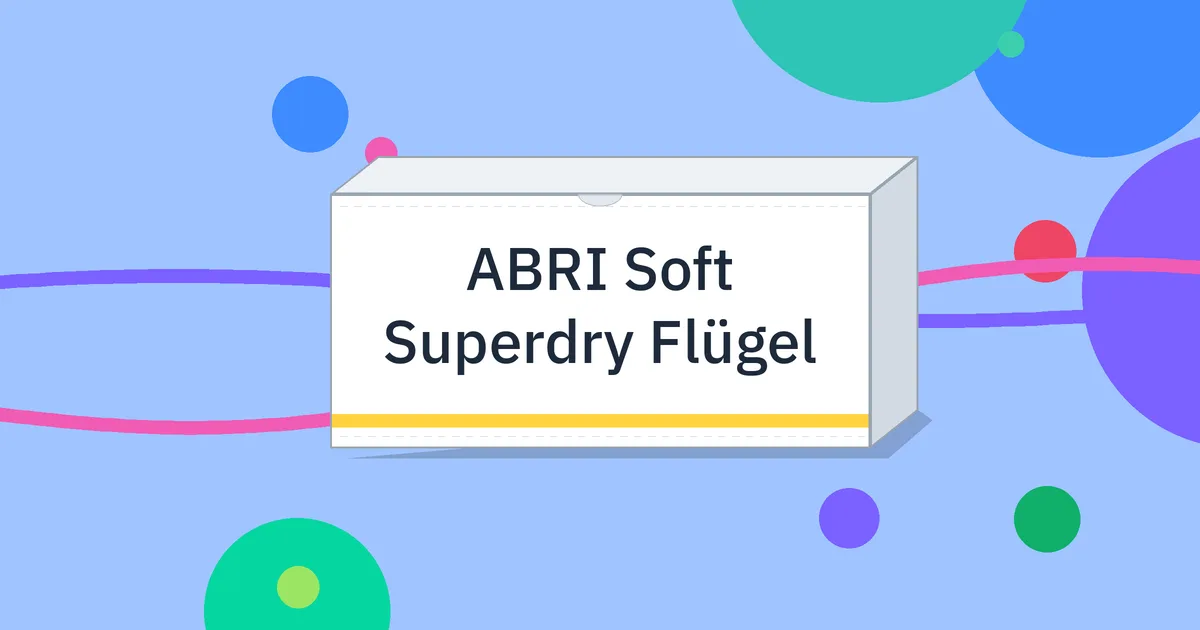 Symbolbild: Packung mit der Aufschrift ABRI Soft Superdry Flügel (PZN 03315678) – Verfügbarkeit und Bezug in Apotheken in Frankfurt am Main