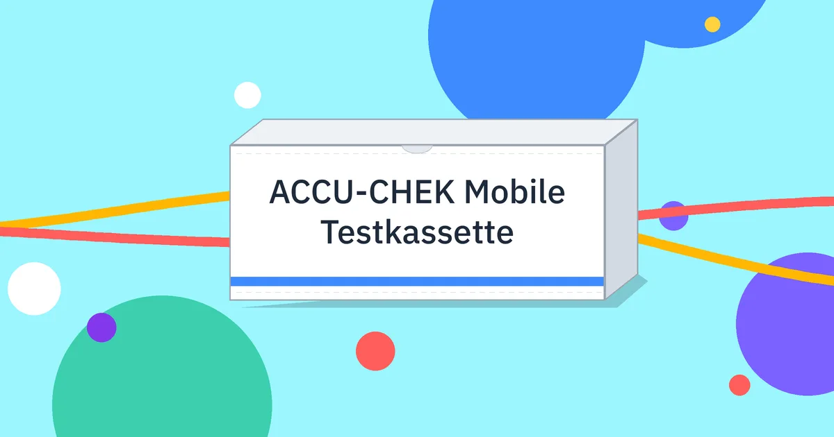 Symbolbild: Packung mit der Aufschrift ACCU-CHEK Mobile Testkassette (PZN 14032251) – Verfügbarkeit und Bezug in Apotheken in Frankfurt am Main