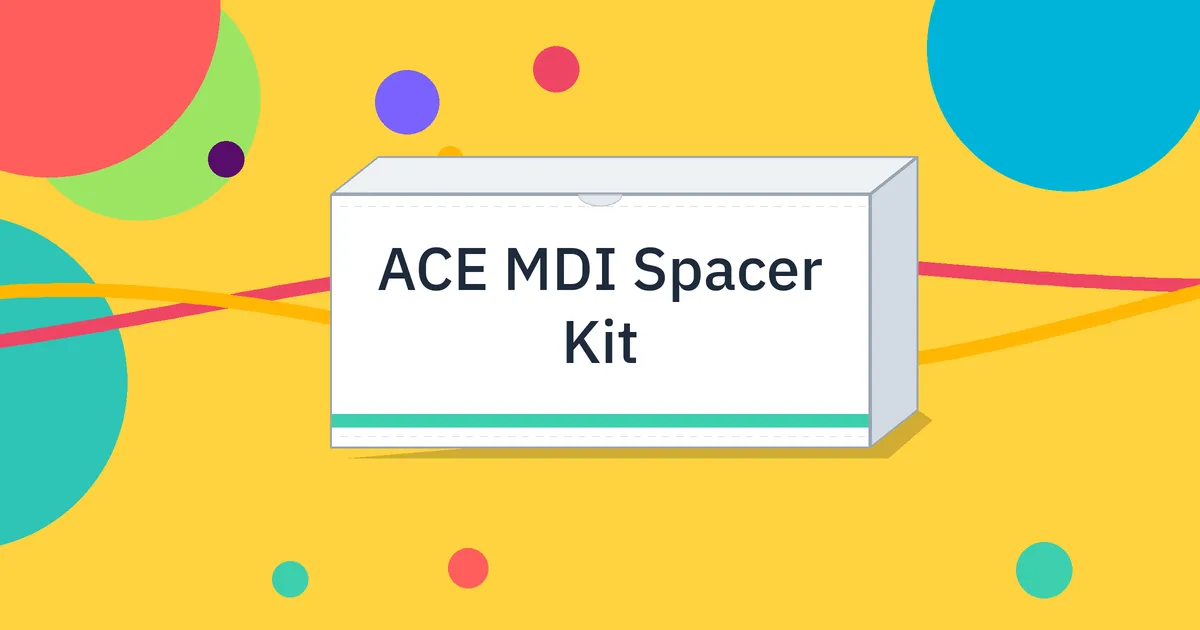 Symbolbild: Packung mit der Aufschrift ACE MDI Spacer Kit (PZN 09105835) – Verfügbarkeit und Bezug in Apotheken in Frankfurt am Main