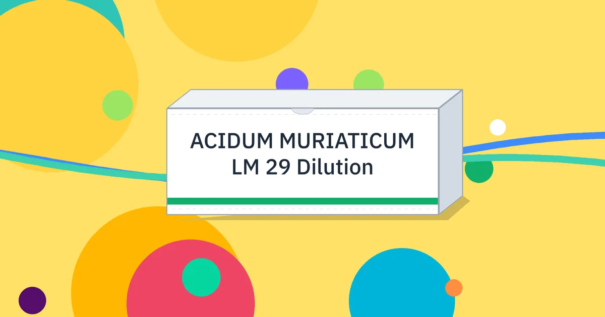 Symbolbild: Packung mit der Aufschrift ACIDUM MURIATICUM LM 29 Dilution (PZN 12752544) – Verfügbarkeit und Bezug in Apotheken in Frankfurt am Main