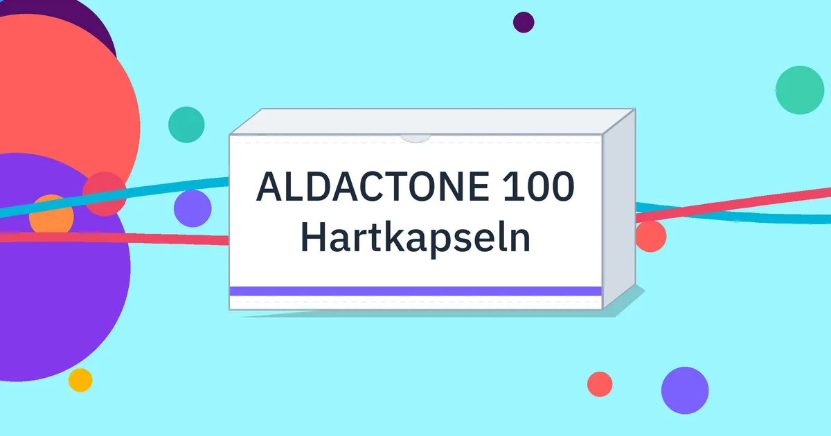 Symbolbild: Packung mit der Aufschrift ALDACTONE 100 Hartkapseln (PZN 00029009) – Verfügbarkeit und Bezug in Apotheken in Frankfurt am Main