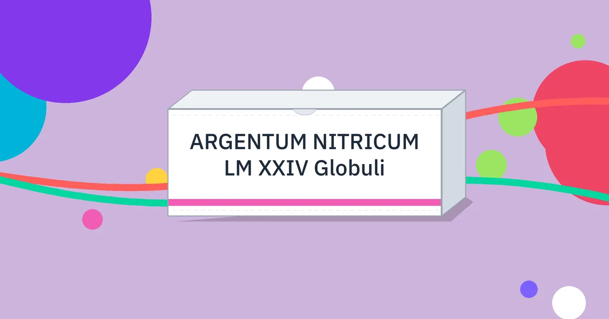 Symbolbild: Packung mit der Aufschrift ARGENTUM NITRICUM LM XXIV Globuli (PZN 02676747) – Verfügbarkeit und Bezug in Apotheken in Frankfurt am Main