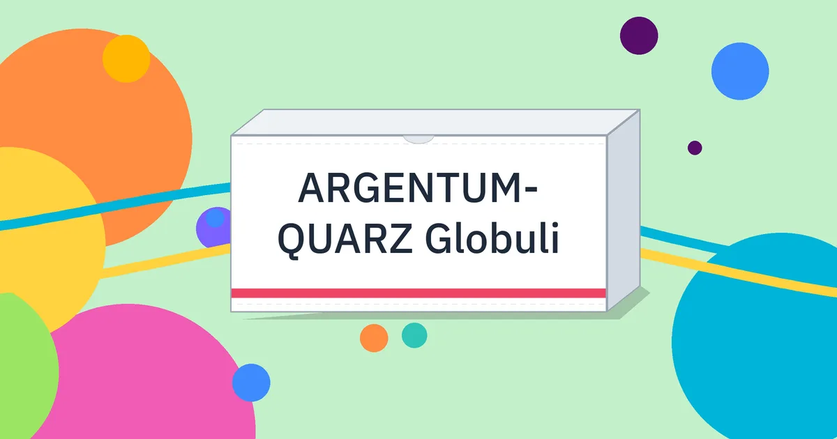 Symbolbild: Packung mit der Aufschrift ARGENTUM-QUARZ Globuli (PZN 08783711) – Verfügbarkeit und Bezug in Apotheken in Frankfurt am Main