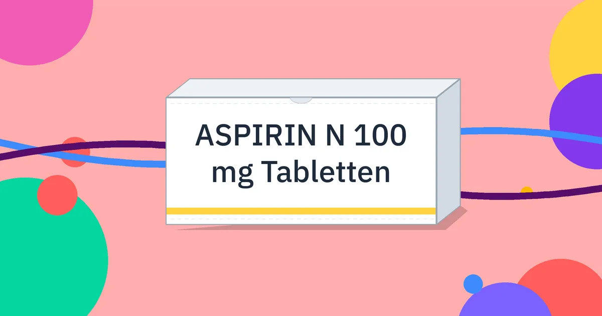 Symbolbild: Packung mit der Aufschrift ASPIRIN N 100 mg Tabletten (PZN 05387239) – Verfügbarkeit und Bezug in Apotheken in Frankfurt am Main