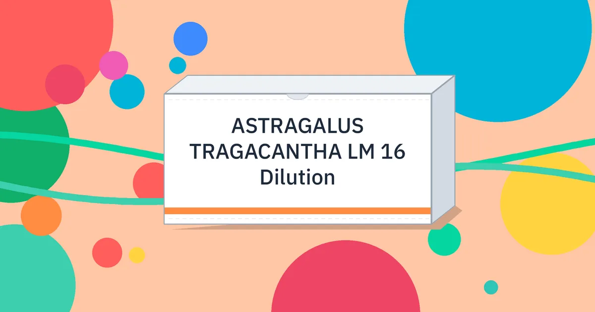 Symbolbild: Packung mit der Aufschrift ASTRAGALUS TRAGACANTHA LM 16 Dilution (PZN 13404928) – Verfügbarkeit und Bezug in Apotheken in Frankfurt am Main