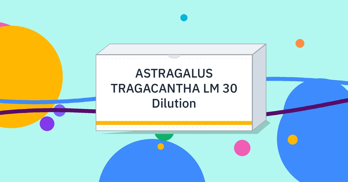 Symbolbild: Packung mit der Aufschrift ASTRAGALUS TRAGACANTHA LM 30 Dilution (PZN 13405307) – Verfügbarkeit und Bezug in Apotheken in Frankfurt am Main