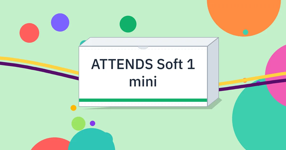 Symbolbild: Packung mit der Aufschrift ATTENDS Soft 1 mini (PZN 15565251) – Verfügbarkeit und Bezug in Apotheken in Frankfurt am Main