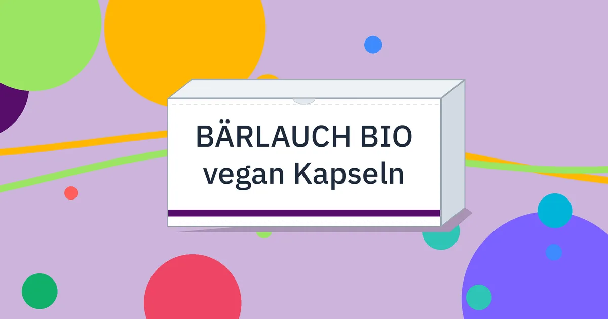 Symbolbild: Packung mit der Aufschrift BÄRLAUCH BIO vegan Kapseln (PZN 17863857) – Verfügbarkeit und Bezug in Apotheken in Frankfurt am Main