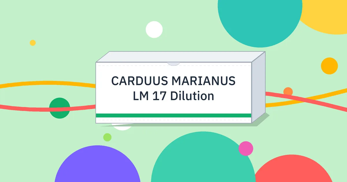 Symbolbild: Packung mit der Aufschrift CARDUUS MARIANUS LM 17 Dilution (PZN 12810810) – Verfügbarkeit und Bezug in Apotheken in Frankfurt am Main