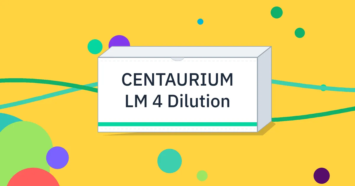 Symbolbild: Packung mit der Aufschrift CENTAURIUM LM 4 Dilution (PZN 13436041) – Verfügbarkeit und Bezug in Apotheken in Frankfurt am Main