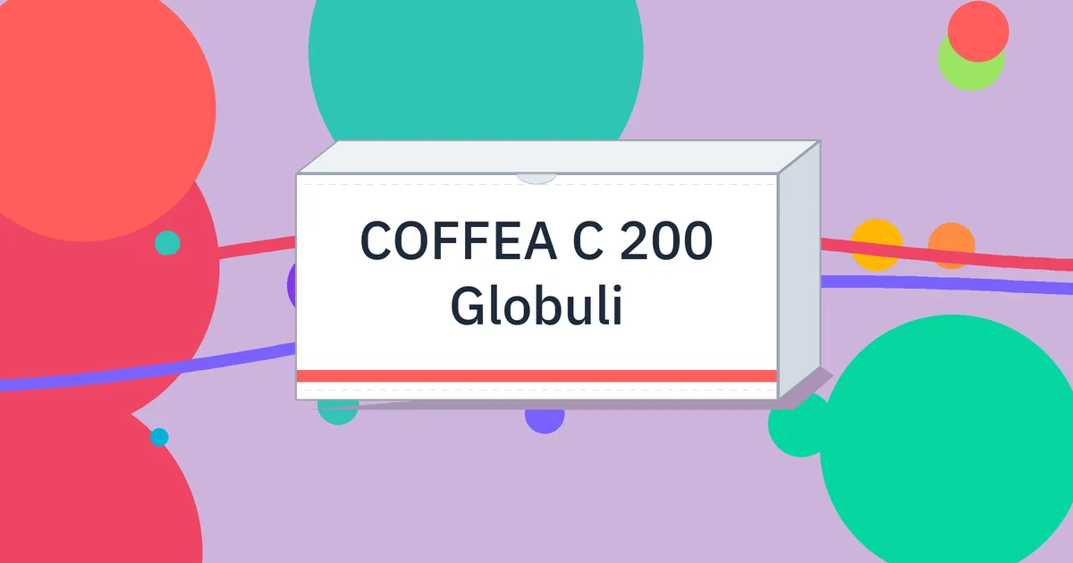 Symbolbild: Packung mit der Aufschrift COFFEA C 200 Globuli (PZN 04213218) – Verfügbarkeit und Bezug in Apotheken in Frankfurt am Main