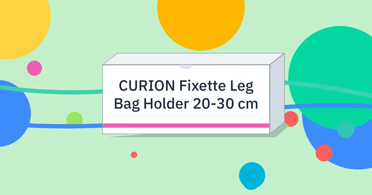 Symbolbild: Packung mit der Aufschrift CURION Fixette Leg Bag Holder 20-30 cm (PZN 20892578) – Verfügbarkeit und Bezug in Apotheken in Frankfurt am Main