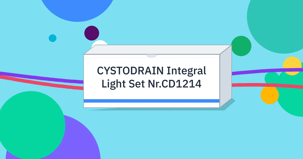 Symbolbild: Packung mit der Aufschrift CYSTODRAIN Integral Light Set Nr.CD1214 (PZN 06573524) – Verfügbarkeit und Bezug in Apotheken in Frankfurt am Main