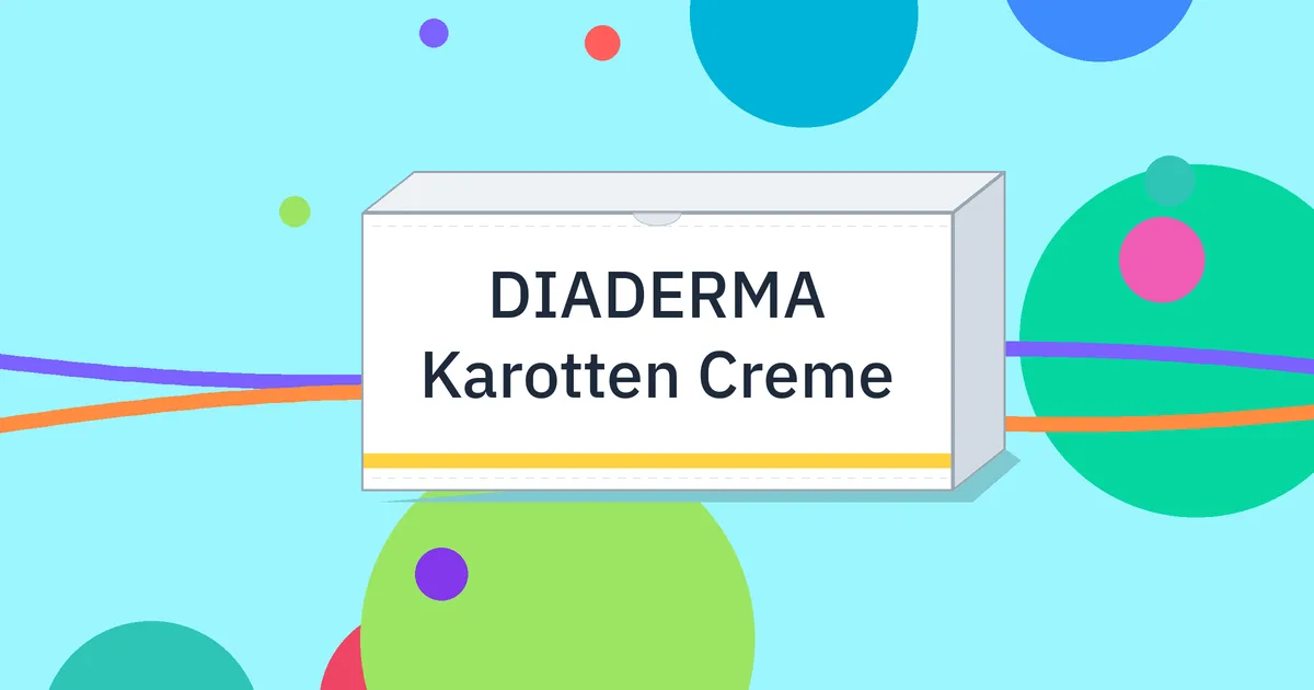 Symbolbild: Packung mit der Aufschrift DIADERMA Karotten Creme (PZN 03895173) – Verfügbarkeit und Bezug in Apotheken in Frankfurt am Main