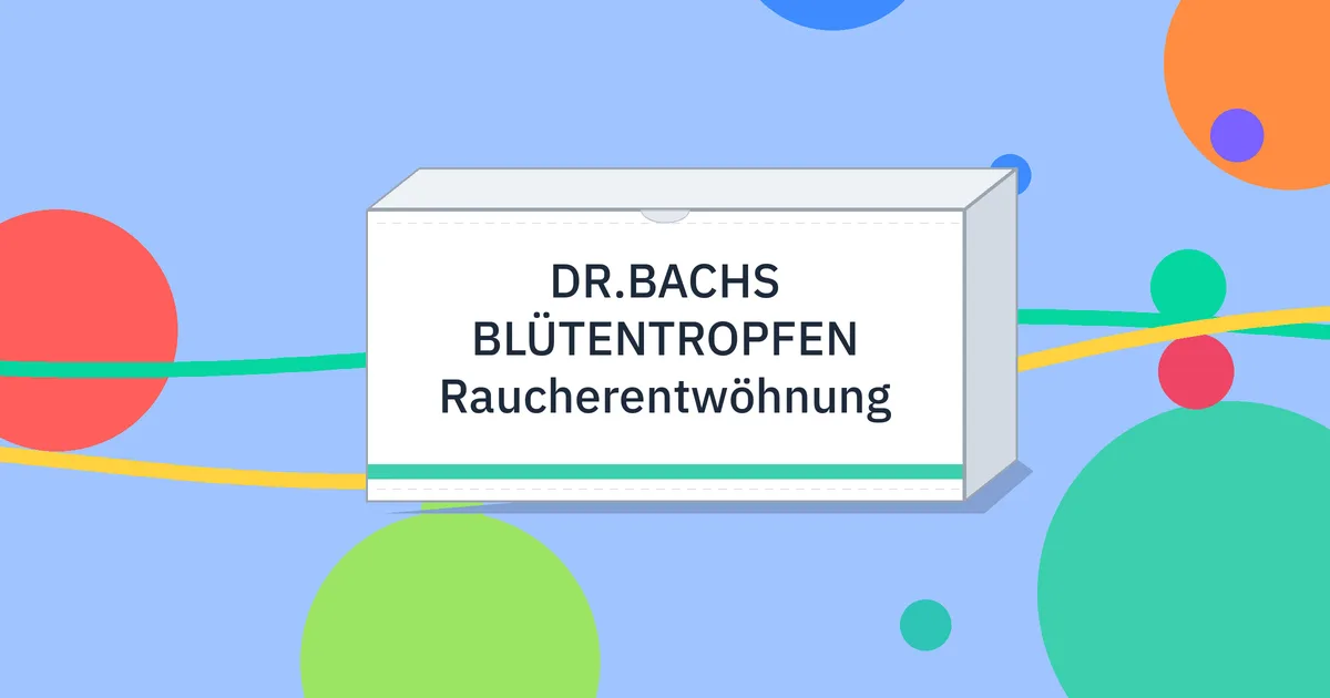 Symbolbild: Packung mit der Aufschrift DR.BACHS BLÜTENTROPFEN Raucherentwöhnung (PZN 17193954) – Verfügbarkeit und Bezug in Apotheken in Frankfurt am Main