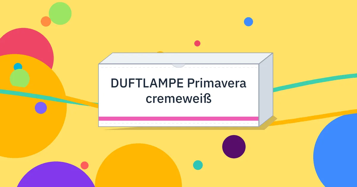 Symbolbild: Packung mit der Aufschrift DUFTLAMPE Primavera cremeweiß (PZN 05370701) – Verfügbarkeit und Bezug in Apotheken in Frankfurt am Main