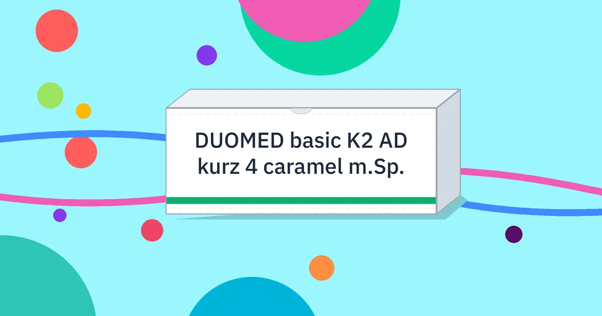 Symbolbild: Packung mit der Aufschrift DUOMED basic K2 AD kurz 4 caramel m.Sp. (PZN 20907400) – Verfügbarkeit und Bezug in Apotheken in Frankfurt am Main