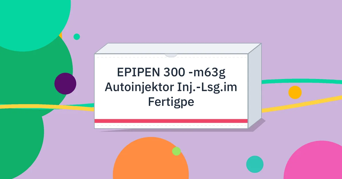 Symbolbild: Packung mit der Aufschrift EPIPEN 300 -m63g Autoinjektor Inj.-Lsg.im Fertigpe (PZN 10147081) – Verfügbarkeit und Bezug in Apotheken in Frankfurt am Main