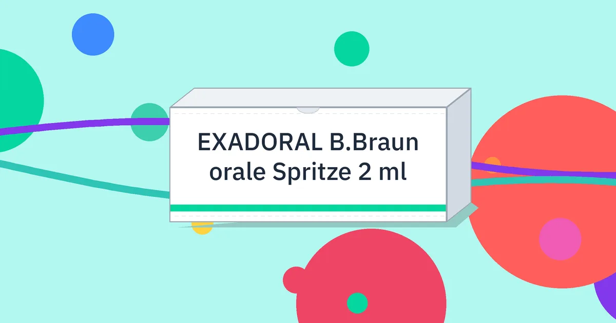 Symbolbild: Packung mit der Aufschrift EXADORAL B.Braun orale Spritze 2 ml (PZN 00148777) – Verfügbarkeit und Bezug in Apotheken in Frankfurt am Main