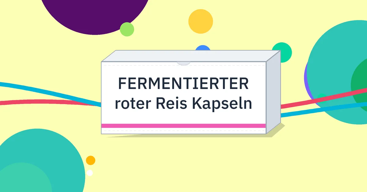 Symbolbild: Packung mit der Aufschrift FERMENTIERTER roter Reis Kapseln (PZN 19352339) – Verfügbarkeit und Bezug in Apotheken in Frankfurt am Main