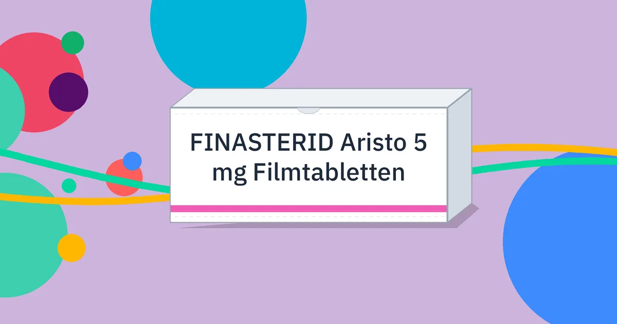 Symbolbild: Packung mit der Aufschrift FINASTERID Aristo 5 mg Filmtabletten (PZN 08867046) – Verfügbarkeit und Bezug in Apotheken in Frankfurt am Main