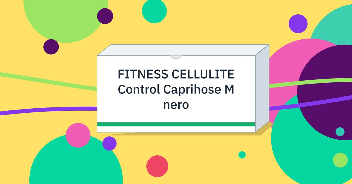 Symbolbild: Packung mit der Aufschrift FITNESS CELLULITE Control Caprihose M nero (PZN 16191806) – Verfügbarkeit und Bezug in Apotheken in Frankfurt am Main