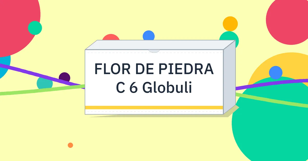 Symbolbild: Packung mit der Aufschrift FLOR DE PIEDRA C 6 Globuli (PZN 19716876) – Verfügbarkeit und Bezug in Apotheken in Frankfurt am Main
