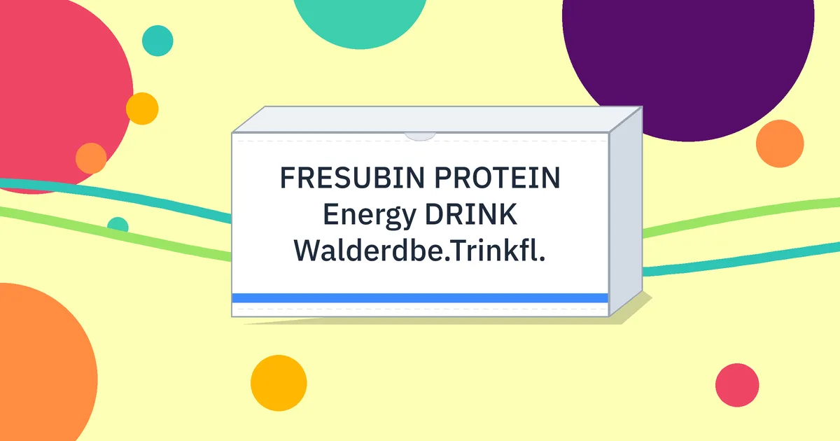 Symbolbild: Packung mit der Aufschrift FRESUBIN PROTEIN Energy DRINK Walderdbe.Trinkfl. (PZN 19750502) – Verfügbarkeit und Bezug in Apotheken in Frankfurt am Main