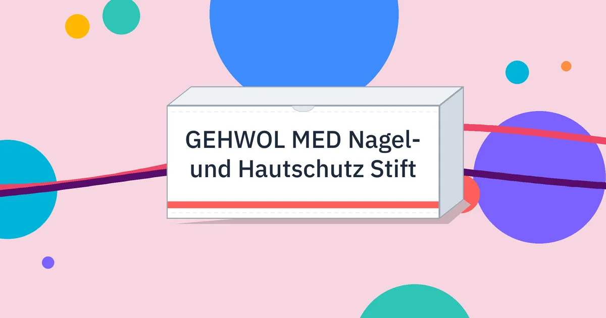 Symbolbild: Packung mit der Aufschrift GEHWOL MED Nagel- und Hautschutz Stift (PZN 20101134) – Verfügbarkeit und Bezug in Apotheken in Frankfurt am Main