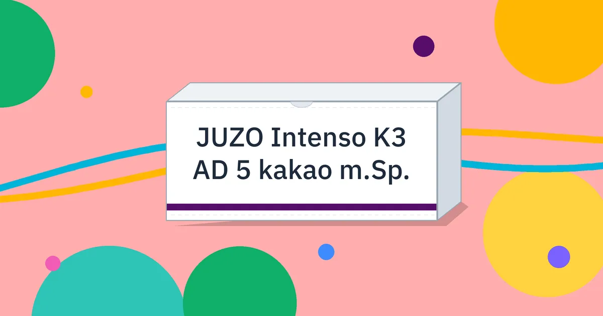 Symbolbild: Packung mit der Aufschrift JUZO Intenso K3 AD 5 kakao m.Sp. (PZN 18627685) – Verfügbarkeit und Bezug in Apotheken in Frankfurt am Main