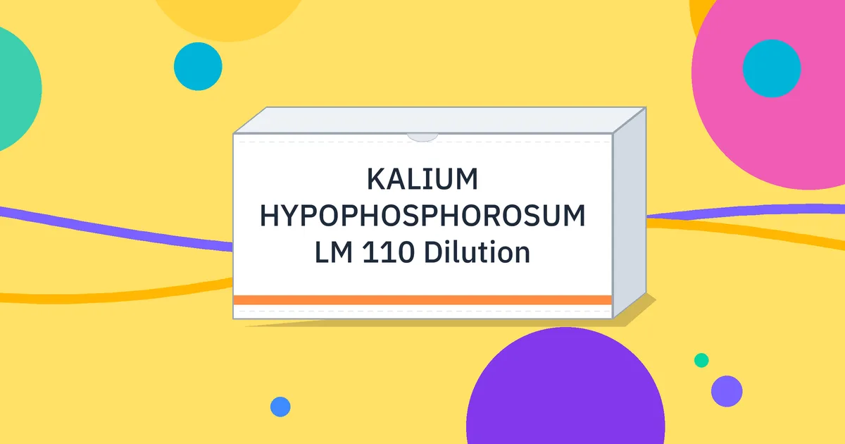 Symbolbild: Packung mit der Aufschrift KALIUM HYPOPHOSPHOROSUM LM 110 Dilution (PZN 12922271) – Verfügbarkeit und Bezug in Apotheken in Frankfurt am Main