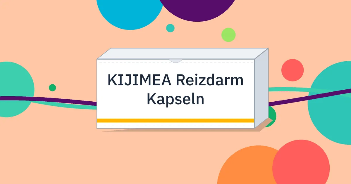 Symbolbild: Packung mit der Aufschrift KIJIMEA Reizdarm Kapseln (PZN 08813748) – Verfügbarkeit und Bezug in Apotheken in Frankfurt am Main