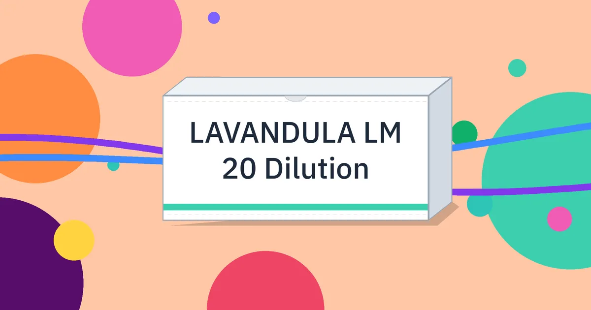 Symbolbild: Packung mit der Aufschrift LAVANDULA LM 20 Dilution (PZN 12929876) – Verfügbarkeit und Bezug in Apotheken in Frankfurt am Main