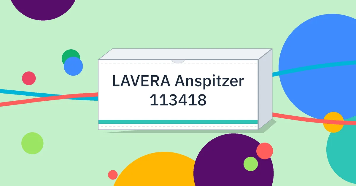 Symbolbild: Packung mit der Aufschrift LAVERA Anspitzer 113418 (PZN 17828476) – Verfügbarkeit und Bezug in Apotheken in Frankfurt am Main