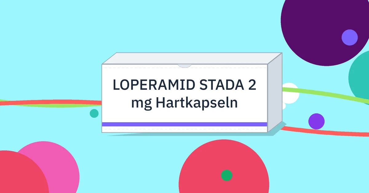Symbolbild: Packung mit der Aufschrift LOPERAMID STADA 2 mg Hartkapseln (PZN 09482555) – Verfügbarkeit und Bezug in Apotheken in Frankfurt am Main