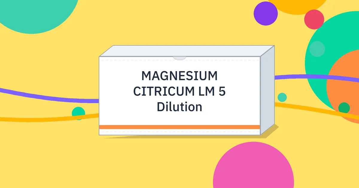 Symbolbild: Packung mit der Aufschrift MAGNESIUM CITRICUM LM 5 Dilution (PZN 13764590) – Verfügbarkeit und Bezug in Apotheken in Frankfurt am Main