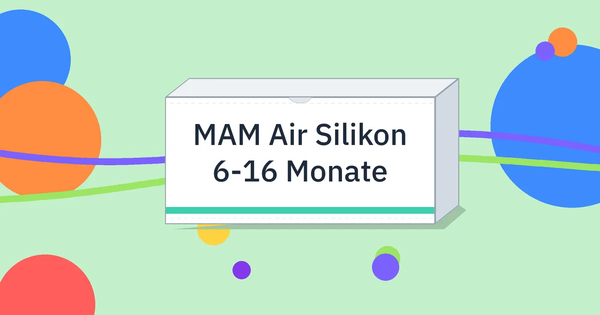 Symbolbild: Packung mit der Aufschrift MAM Air Silikon 6-16 Monate (PZN 14276355) – Verfügbarkeit und Bezug in Apotheken in Frankfurt am Main