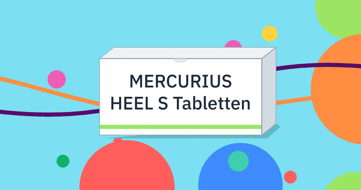 Symbolbild: Packung mit der Aufschrift MERCURIUS HEEL S Tabletten (PZN 03688824) – Verfügbarkeit und Bezug in Apotheken in Frankfurt am Main