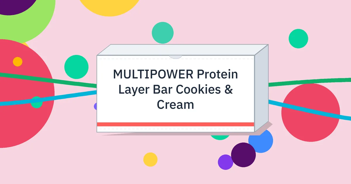 Symbolbild: Packung mit der Aufschrift MULTIPOWER Protein Layer Bar Cookies & Cream (PZN 14449181) – Verfügbarkeit und Bezug in Apotheken in Frankfurt am Main