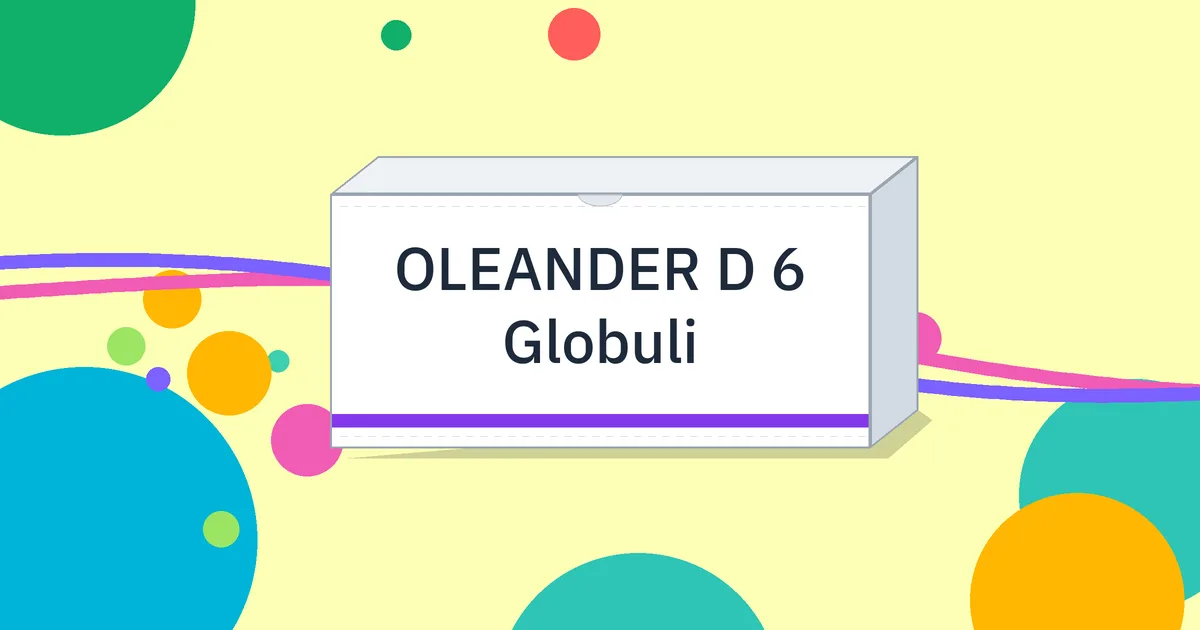 Symbolbild: Packung mit der Aufschrift OLEANDER D 6 Globuli (PZN 00909006) – Verfügbarkeit und Bezug in Apotheken in Frankfurt am Main