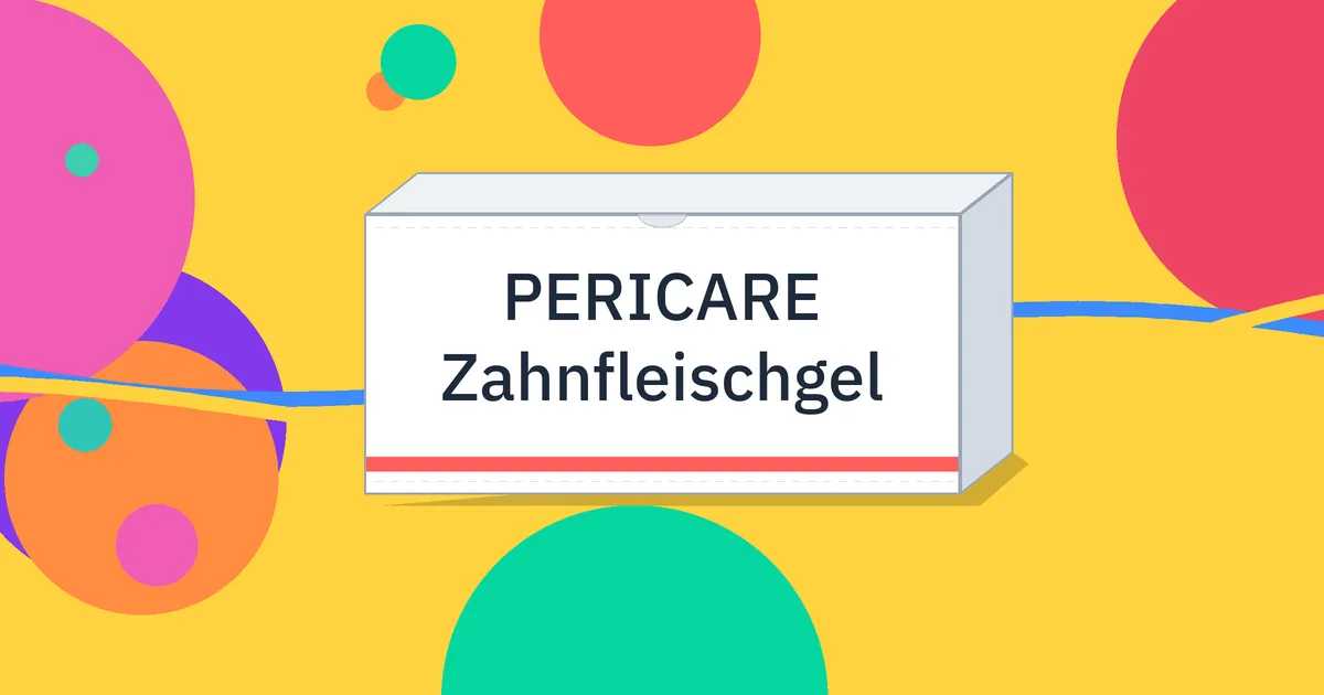 Symbolbild: Packung mit der Aufschrift PERICARE Zahnfleischgel (PZN 11898234) – Verfügbarkeit und Bezug in Apotheken in Frankfurt am Main