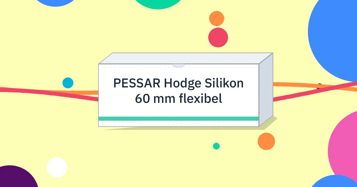 Symbolbild: Packung mit der Aufschrift PESSAR Hodge Silikon 60 mm flexibel (PZN 02442707) – Verfügbarkeit und Bezug in Apotheken in Frankfurt am Main