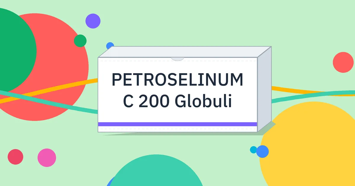 Symbolbild: Packung mit der Aufschrift PETROSELINUM C 200 Globuli (PZN 19716847) – Verfügbarkeit und Bezug in Apotheken in Frankfurt am Main