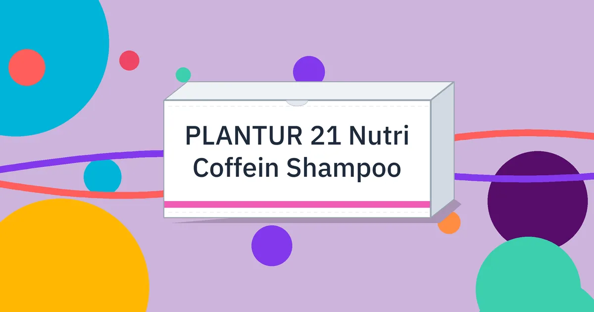Symbolbild: Packung mit der Aufschrift PLANTUR 21 Nutri Coffein Shampoo (PZN 09280596) – Verfügbarkeit und Bezug in Apotheken in Frankfurt am Main