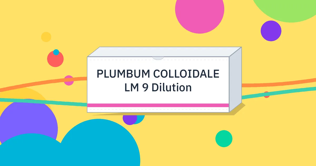 Symbolbild: Packung mit der Aufschrift PLUMBUM COLLOIDALE LM 9 Dilution (PZN 13040171) – Verfügbarkeit und Bezug in Apotheken in Frankfurt am Main
