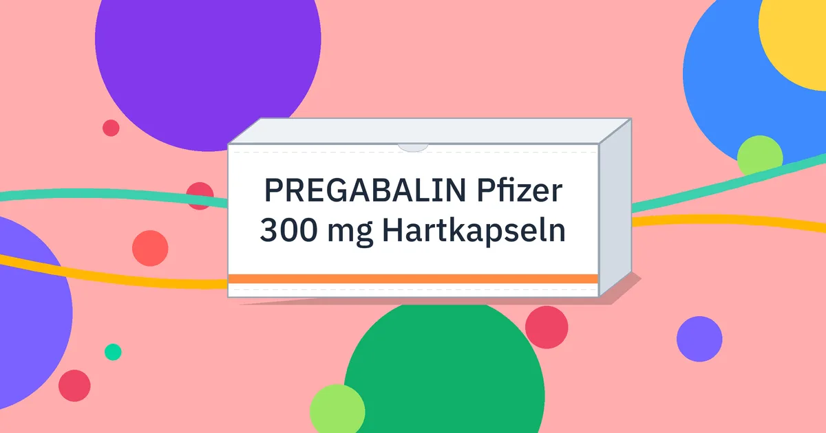 Symbolbild: Packung mit der Aufschrift PREGABALIN Pfizer 300 mg Hartkapseln (PZN 10327995) – Verfügbarkeit und Bezug in Apotheken in Frankfurt am Main