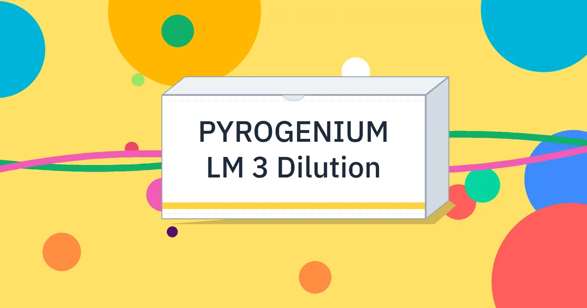 Symbolbild: Packung mit der Aufschrift PYROGENIUM LM 3 Dilution (PZN 10532146) – Verfügbarkeit und Bezug in Apotheken in Frankfurt am Main
